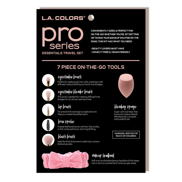 Pro Series - 7pc Essentials Travel Set | L.A. COLORS