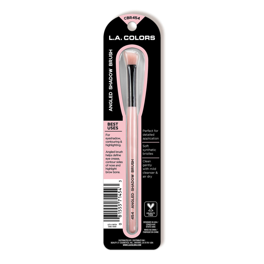 Essential Pink Angled Shadow Brush | L.A. COLORS